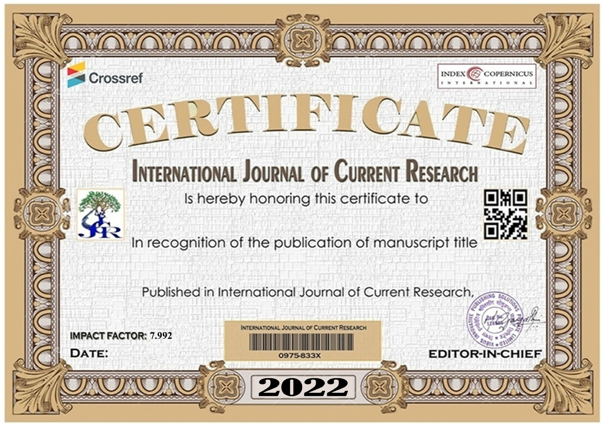 WELCOME TO IJCR | International Journal of Current Research